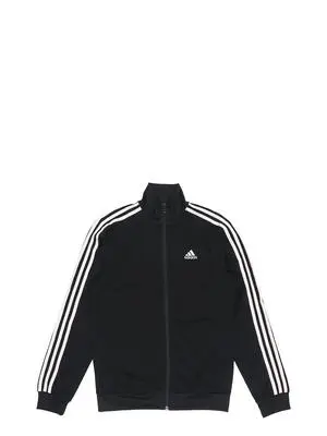 Adidas Logo Alphabet Printing Side Stripe Track Jacket - Black