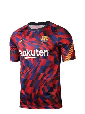 Nike Fc Barcelona 20/21 Pre-match Jersey - Red/blue/black
