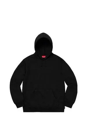 Supreme Rhinestone Script Hooded Sweatshirt - Black