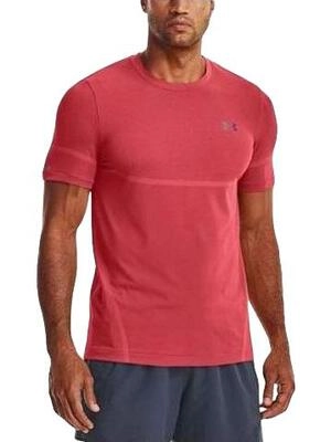 Under Armour Rush Seamless Legacy T-shirt - Red