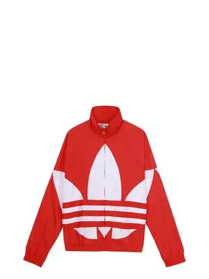 Adidas Originals Trefoil Large Logo Track Jacket - Red