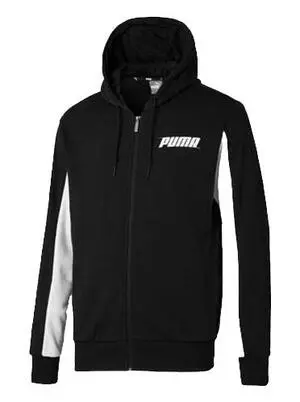 PUMA Rebel Hooded Jacket - Black