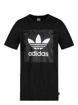 Adidas Originals Logo Casual Sports Short Sleeve - Black