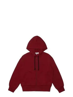 Play Comme Des Garcon X Invader Zipped Hoodie - Red