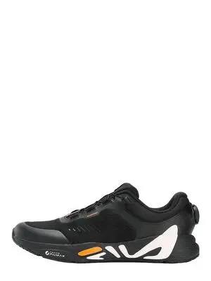 FILA Boa Master Athletic Shoes - Black/white/orange