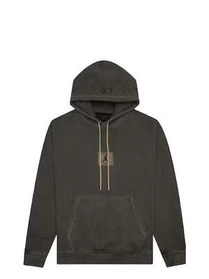 JORDAN Flight Heritage Washed Fleece Pullover Hoodie - Black
