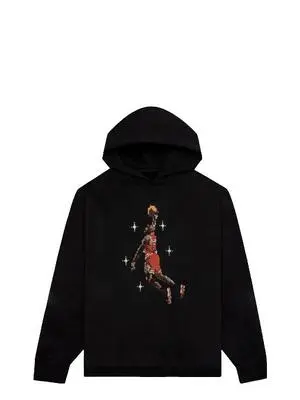 JORDAN Pixel Print Fleece Hoodie - Default Color