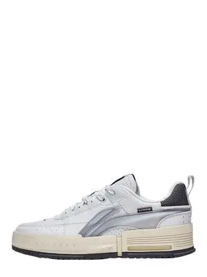 LI-NING Casual Skate Shoes - White/silver