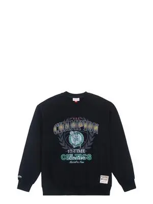 Mitchell & Ness X Nba Boston Celtics 17-time Champion Crewneck Sweatshirt - Black