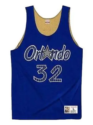 Mitchell & Ness X Nba Orlando Magic Reversible Mesh Jersey Shaquille O'neal 32 - Navy Blue