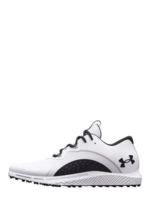 Under Armour Charged Draw 2 Spikeless Golf Shoes - White/black