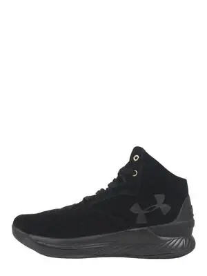 Under Armour Curry 1 Lux Mid Suede High-top Sneakers - Black