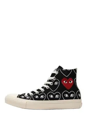 CONVERSE X Comme Des Garcons Play Chuck 70 Hi Heart Print Sneakers - Default Color
