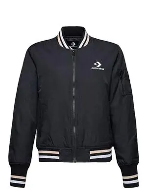 CONVERSE Bomber Jacket - Black/white