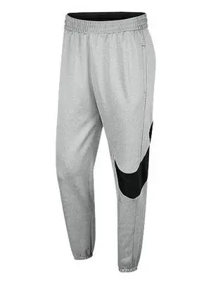 Nike Fleeced Casual Ankle Banded Pants Gray - Grey