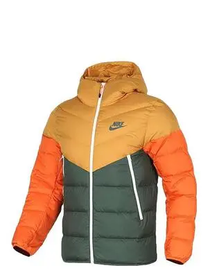 Nike Sportswear Windrunner Down Fill Jacket - Orangegreenmulti-color