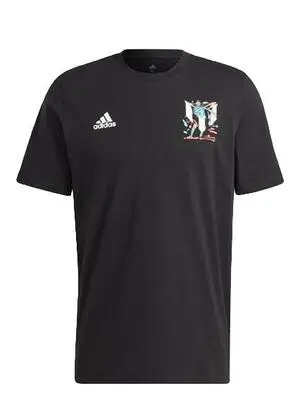 Adidas Messi Football Icon Graphic Tee - Black
