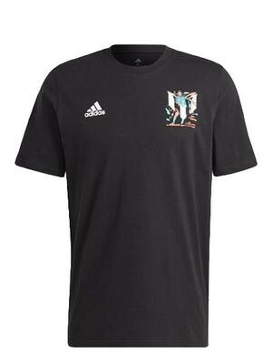 Adidas Messi Football Icon Graphic Tee - Black