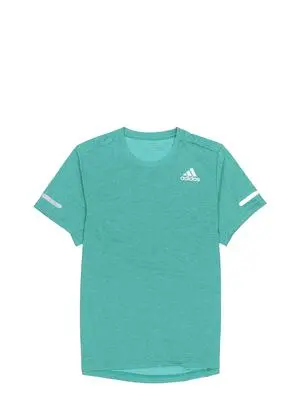 Adidas Elevate Train T Training Sports Quick Dry Short Sleeve - Green