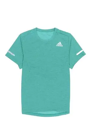 Adidas Elevate Train T Training Sports Quick Dry Short Sleeve - Green
