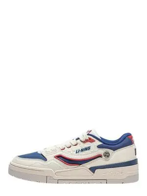 LI-NING 001 Btc Premium Sneakers - White/blue/red