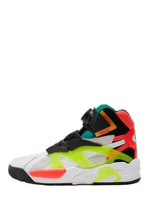 PUMA Disc System Weapon Discstory Mid Top Sneakers - Whiteyellowred