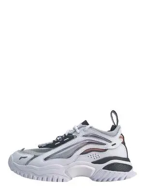 LI-NING Aurora Windwalker X Gilt Bad Five Athletic Sneakers - White/grey
