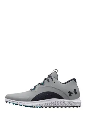 Under Armour Charged Draw 2 Spikeless Golf Shoes - Mod Grey/midnight Navy