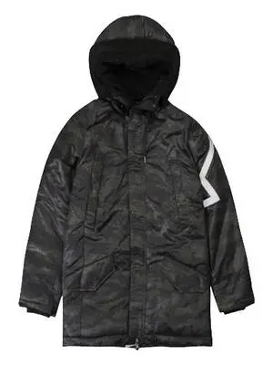 JORDAN Air Sports Hooded Down Coat - Black
