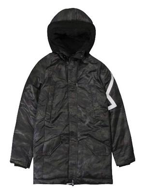 JORDAN Air Sports Hooded Down Coat - Black