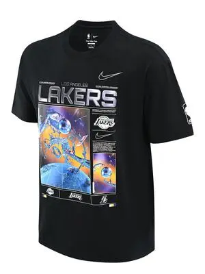Nike Los Angeles Lakers Courtside T-shirt - Black/multi-color