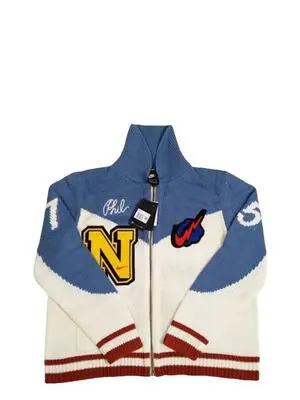 Nike Knit Zipper Jacket - Bluewhite