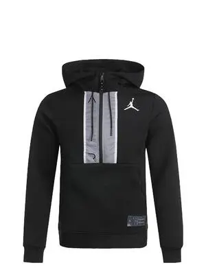 JORDAN Air Sports Half-zip Logo Jacket - Black