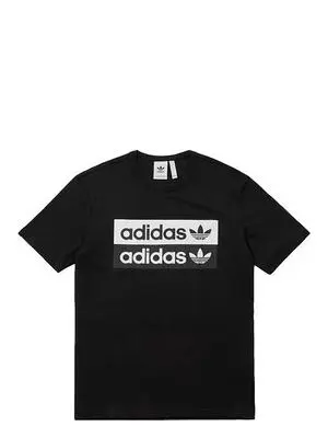 Adidas Originals Vocal Logo Printing Short Sleeve - Black
