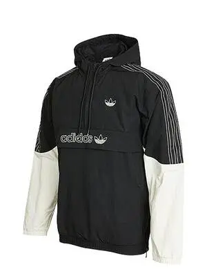 Adidas Originals Logo Windbreaker Jacket - Black