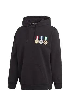 Adidas Originals Run Dmc Casual Sports Hoodie - Black