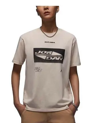 JORDAN Graphic T-shirt - Light Tan