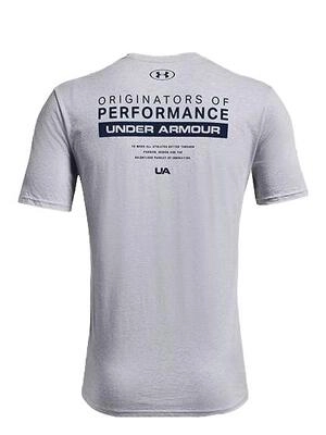 Under Armour Bar Originators Of Performance Short Sleeve Shirt - Gray