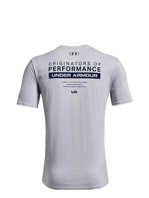 Under Armour Under Armour Bar Originators Of Performance Short Sleeve Shirt Gray