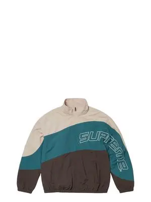 Supreme Track Jacket - Tan/black/blue