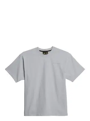 Adidas X Pharrell Basics Short-sleeved Embroidered T-shirt 'grey - Light Gray