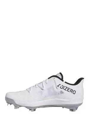 Adidas Adizero Afterburner Athletic Cleats - Cloud White/core Black/silver Metallic