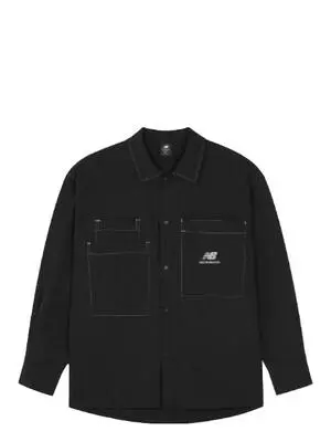 NEW BALANCE Logo Classic Shirt Asia Sizing 'black White - Black/white