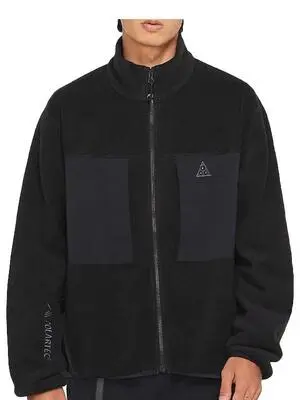 Nike Polartec Wolf Tree Fleece Jacket - Black