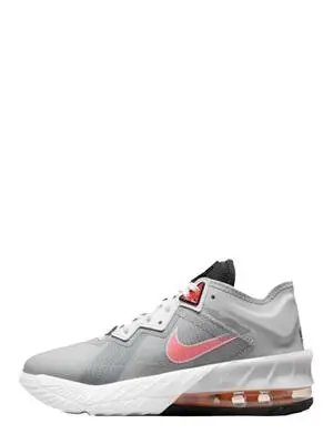 Nike Jr. Lebron 18 Low X Space Players Athletic Sneakers - White/grey