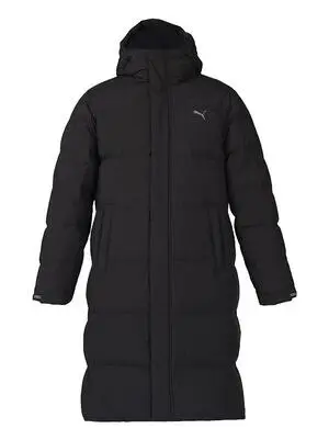 PUMA Long Down Jacket - Black/grey