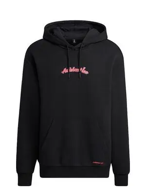 Adidas Neo Basketball Print Sports Pullover - Black