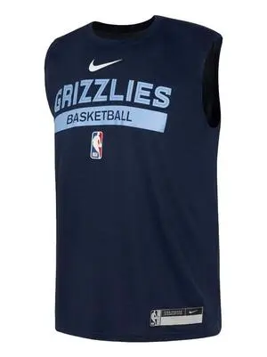 Nike X Nba Memphis Grizzlies Dri-fit Sleeveless T-shirt - Blue