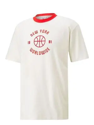 PUMA X Rhuigi Graphic T-shirt 'white Red - White/red
