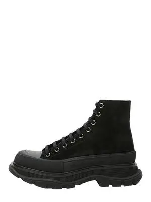 Alexander McQueen Tread Slick High Top Boots - Black